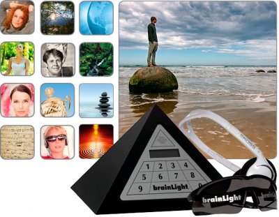 brainLight GmbH - brainLight Touch complete mit Shiatsu-Massagesessel 3D FLOAT PLUS XL